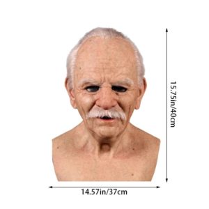 Realistic Old Man Mask For A New Halloween Experience