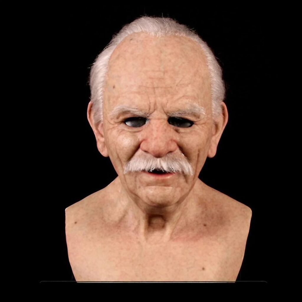 Realistic Old Man Mask For A New Halloween Experience