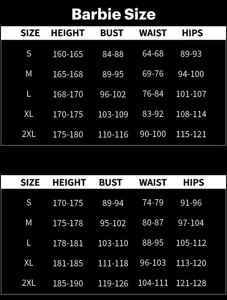 2023 Barbie and Ken Costumes ~ Movie Edition - Tenebrisque